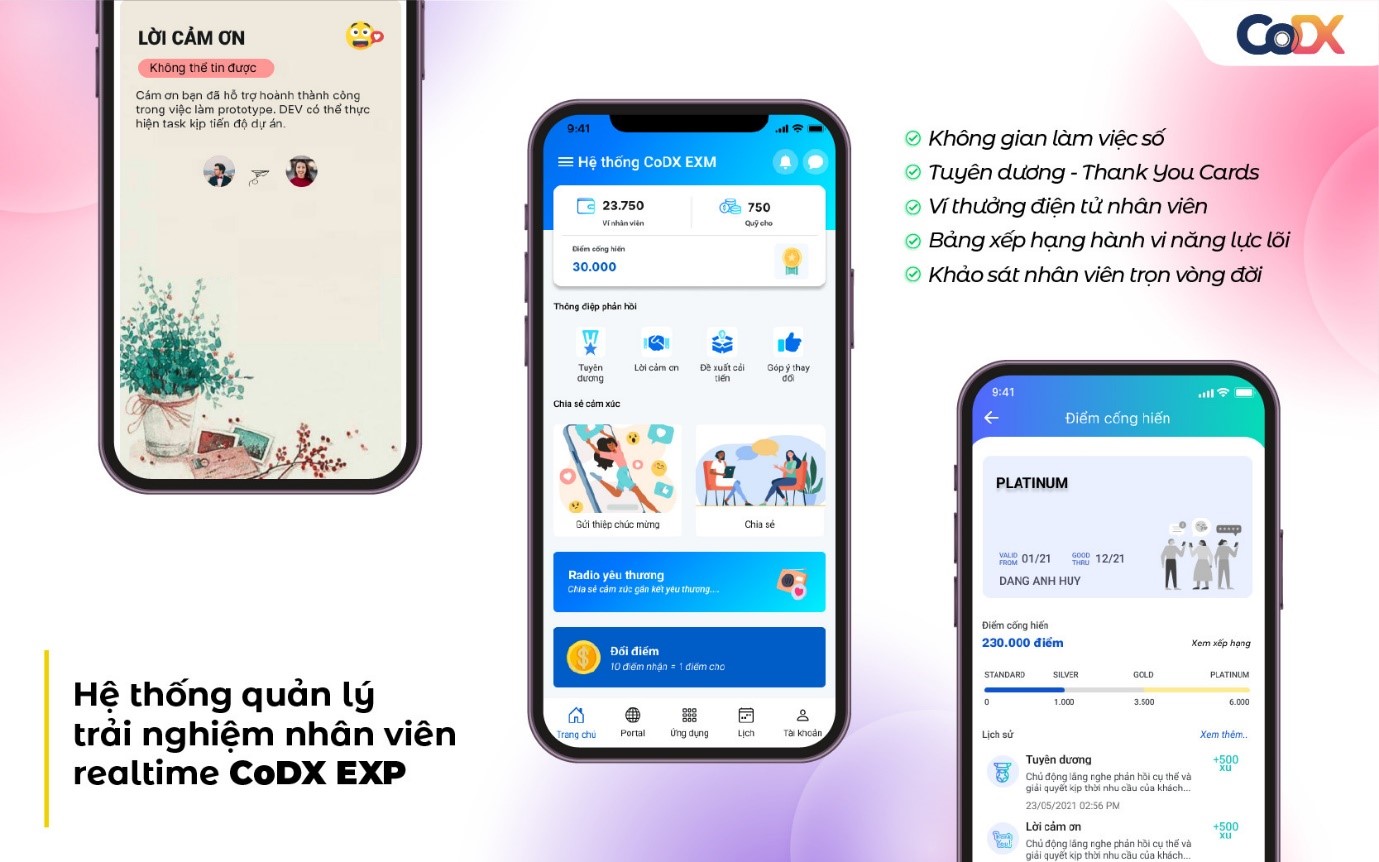 CoDX: Hệ thống Quản lý trải nghiệm nhân viên REAL-TIME hướng đến lao động Gen Z
