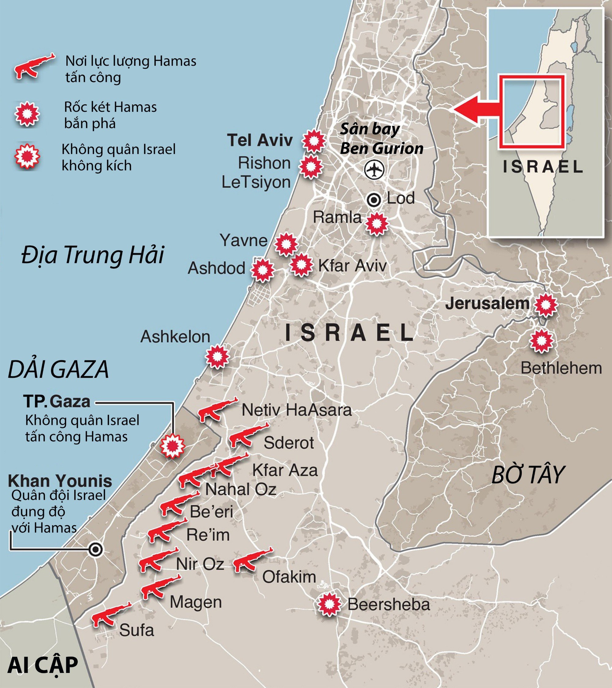 Khó lường xung đột Israel - Hamas