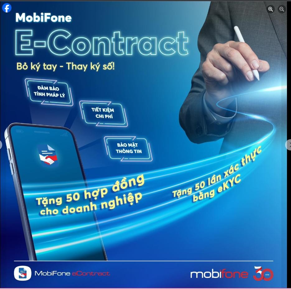 Chuyển đổi số hiệu quả cùng Hợp đồng điện tử có 'tích xanh' MobiFone ...