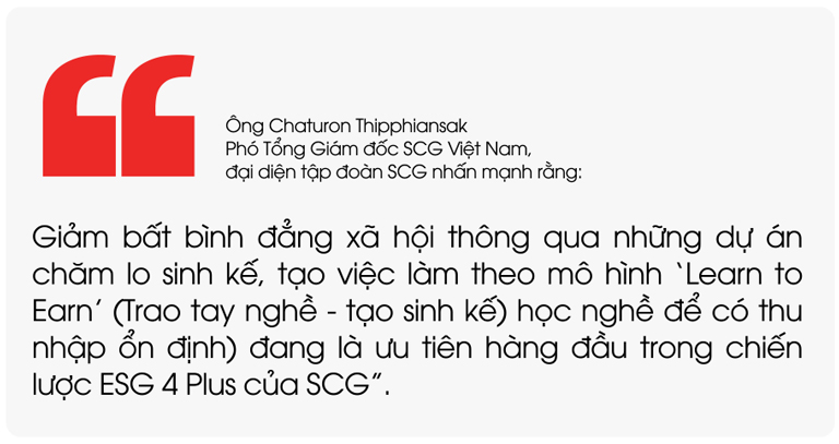 SCG tiếp bước an sinh cho người yếu thế