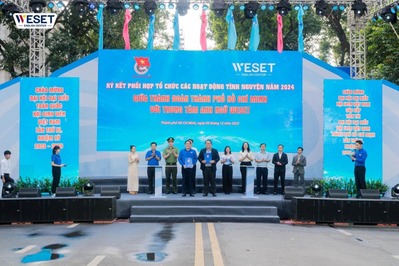 WESET English Center ký kết cùng Thành đoàn TP.HCM