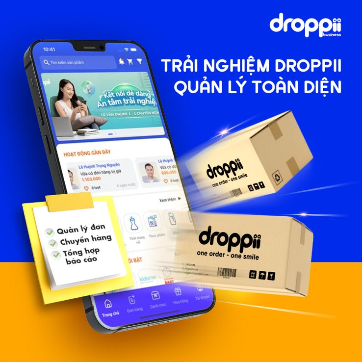 Droppii: Startup Việt với hệ sinh thái kinh doanh online 4.0