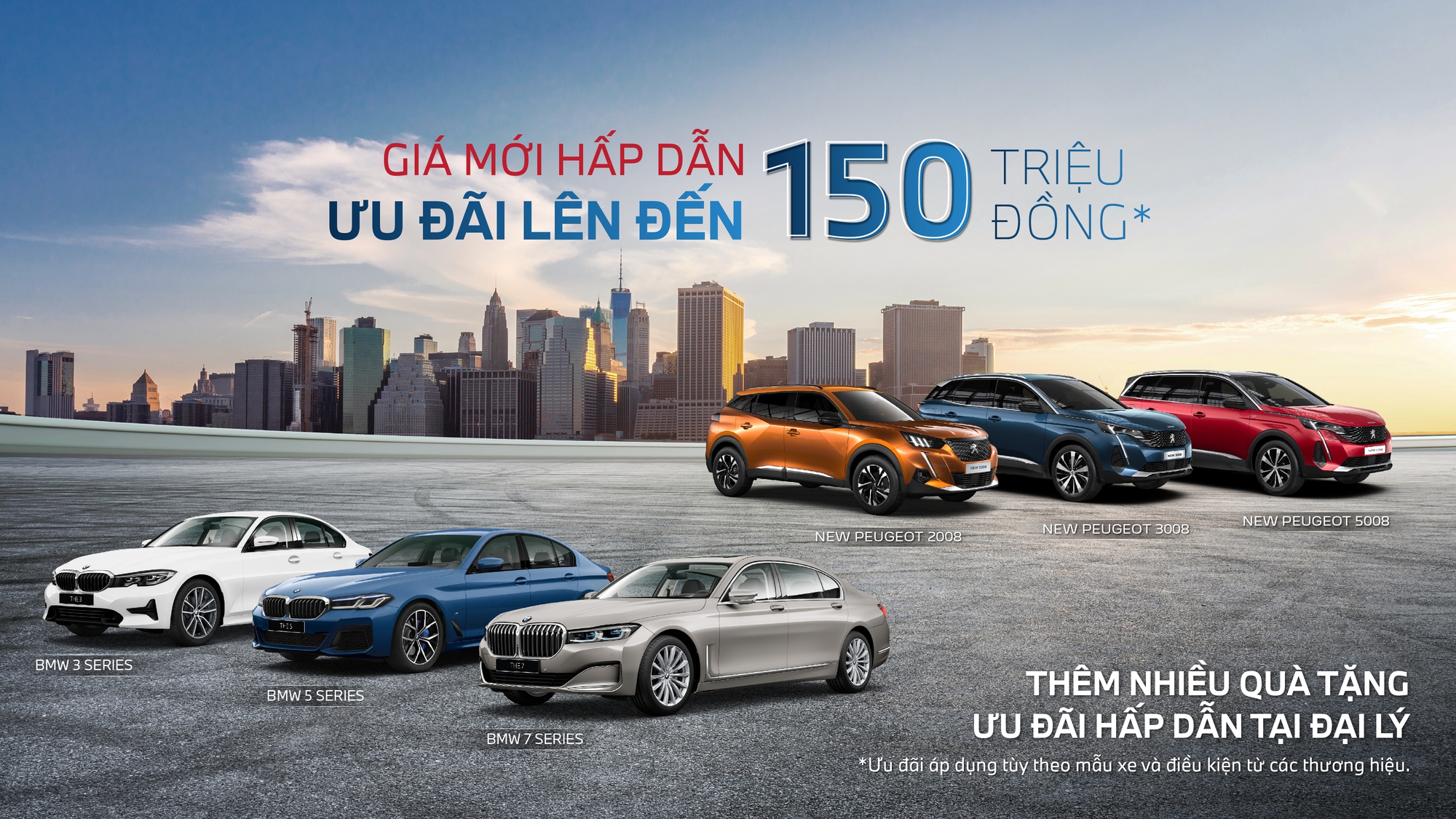 THACO AUTO công bố giá bán mới, ưu đãi đặc biệt cho các dòng xe châu Âu