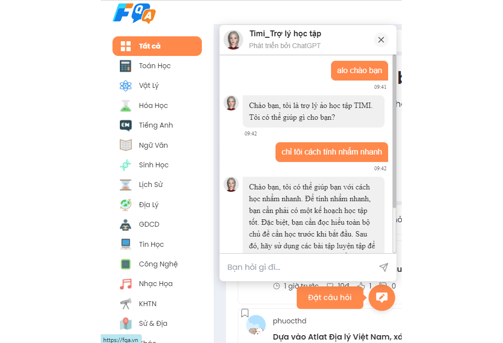 Trải nghiệm miễn phí sản phẩm công nghệ giáo dục tích hợp Chat GPT tại ...