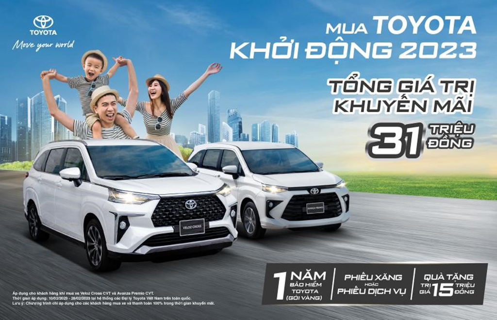 Mua Toyota Avanza Premium và Veloz Cross nhận ưu đãi ‘vàng’ tháng 2