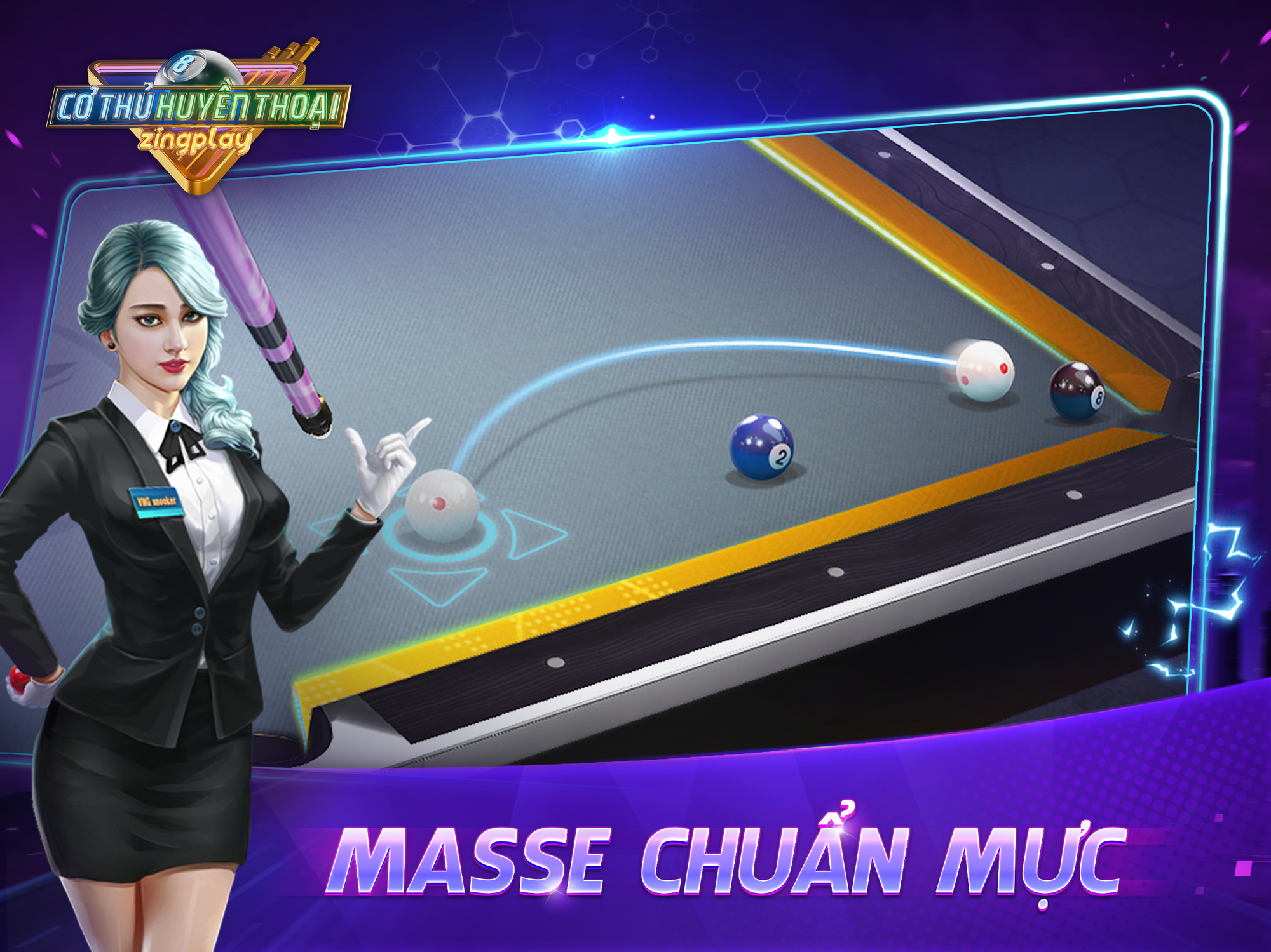 Bida 3D ZingPlay: Cơ Thủ Huyền Thoại cận kề ngày ra mắt