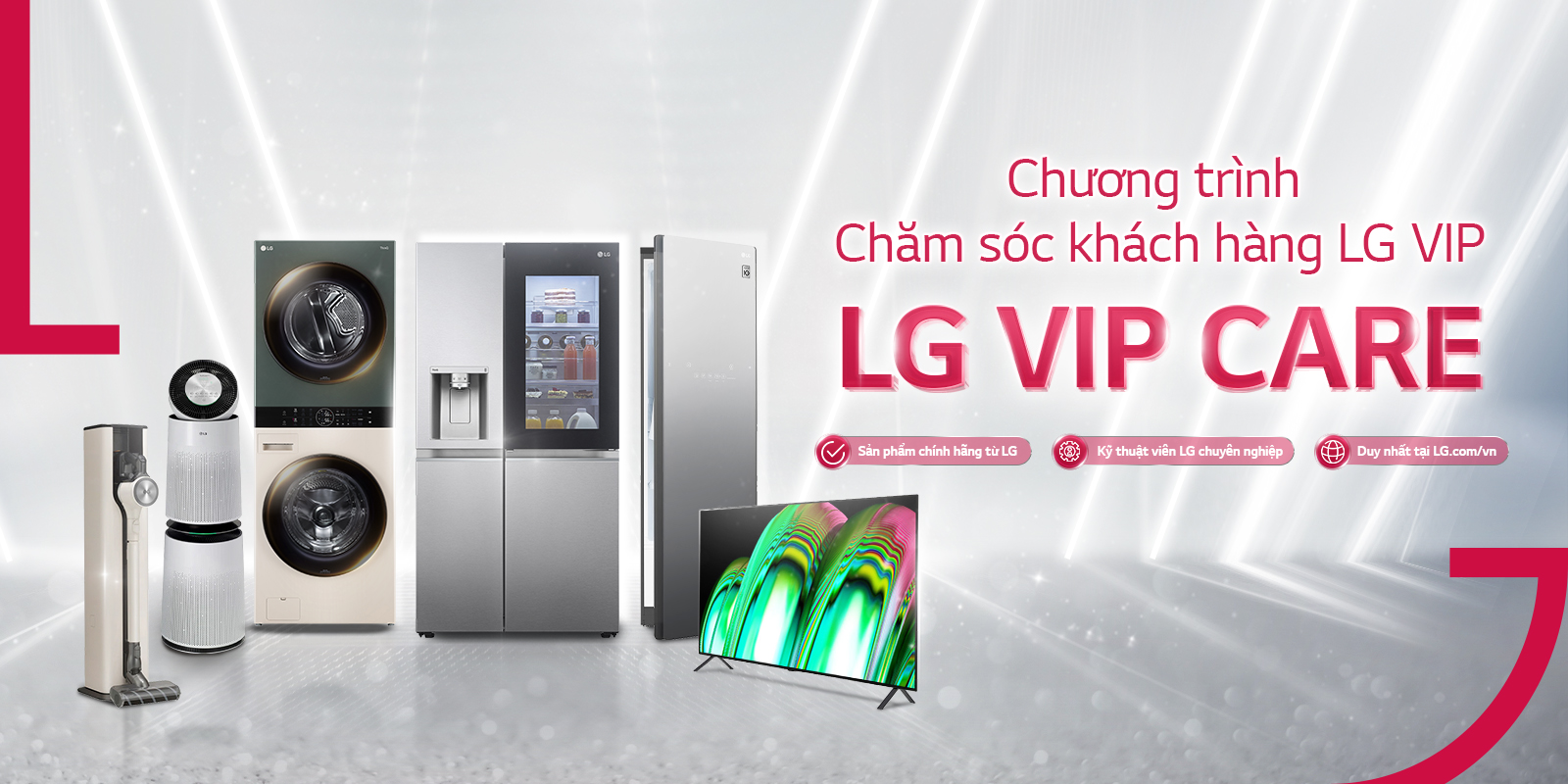 LG tung trọn đặc quyền ưu đãi với chương trình 'LG Vip Care'