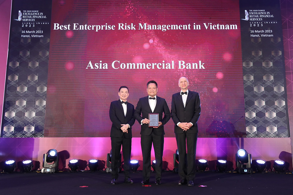 ACB nhận giải Ngân hàng quản trị rủi ro tốt nhất Việt Nam 2023