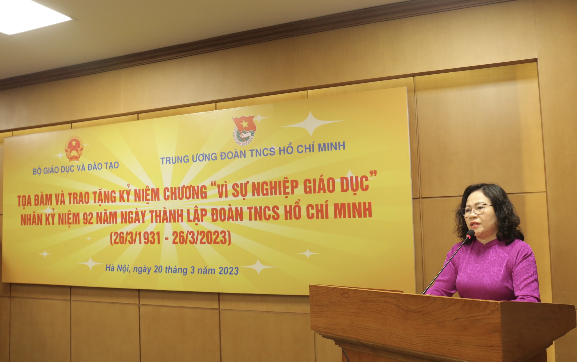 Thứ trưởng Ngô Thị Minh: 'Bộ GD-ĐT đánh giá cao T.Ư Đoàn có nhiều hoạt ...