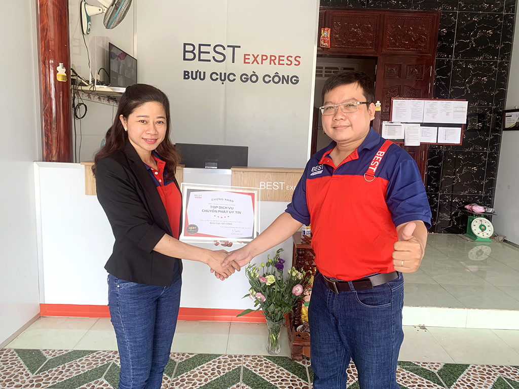 BEST Express vinh danh 'Top Bưu cục đạt chuẩn dịch vụ'