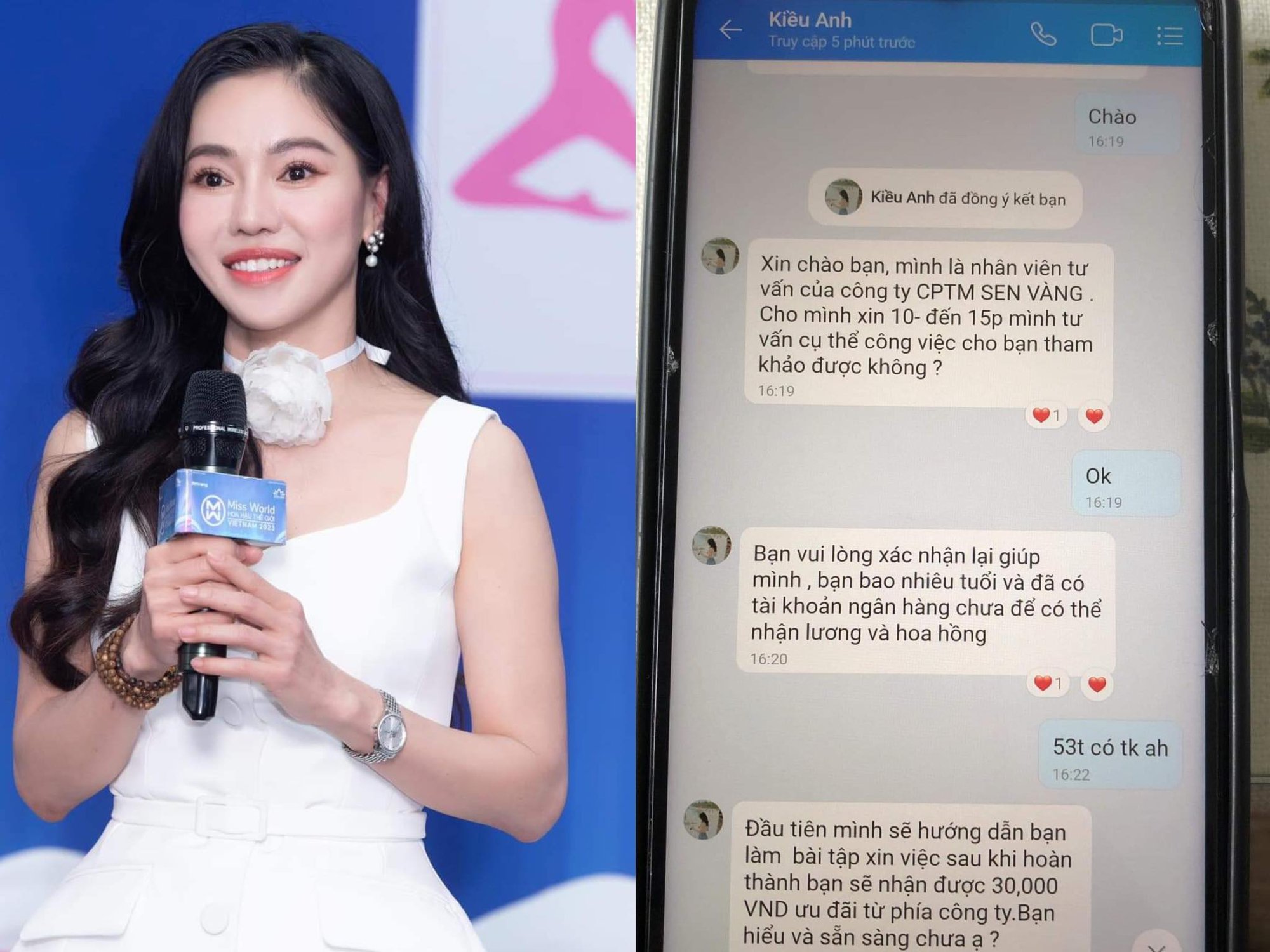 'Bà trùm hoa hậu' lên tiếng vụ công ty Sen Vàng bị mạo danh để lừa đảo