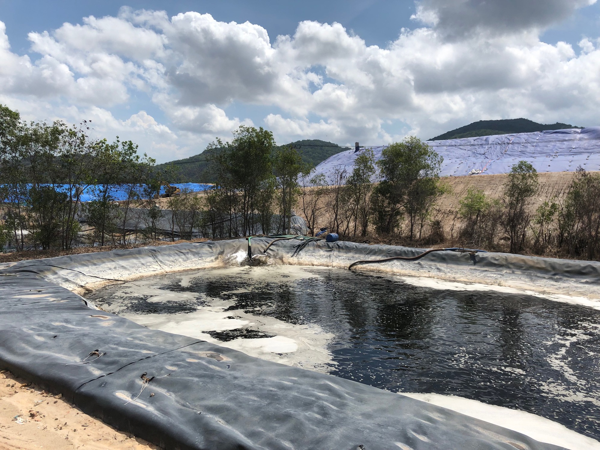 Vừa bị phạt hơn 1,2 tỉ đồng, Công ty Kbec Vina tiếp tục lén lút xả thải