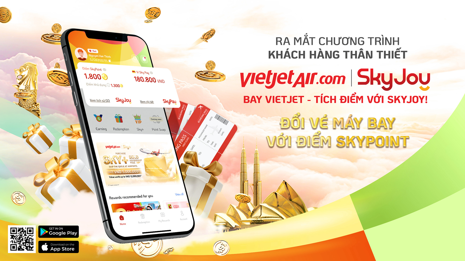 Trải nghiệm phong cách sống không giới hạn với Chương trình 'Khách hàng thân thiết Vietjet SkyJoy'