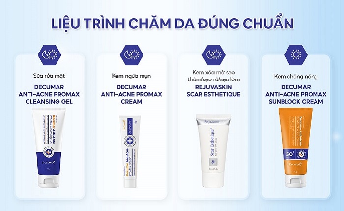 Hướng dẫn sử dụng gel rửa mặt Decumar ProMax Anti-Acne Cleansing Gel ...