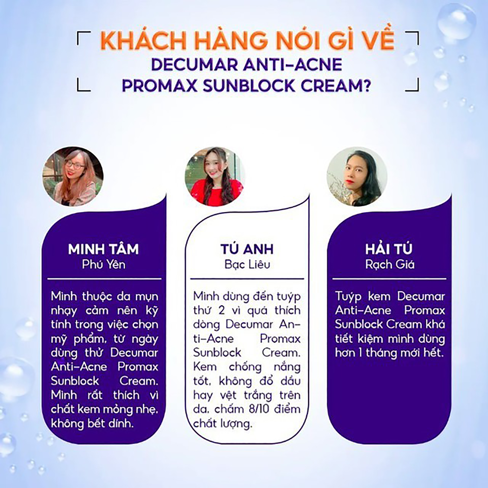 Hướng dẫn sử dụng kem chống nắng Decumar ProMax Anti-Acne Sunblock ...