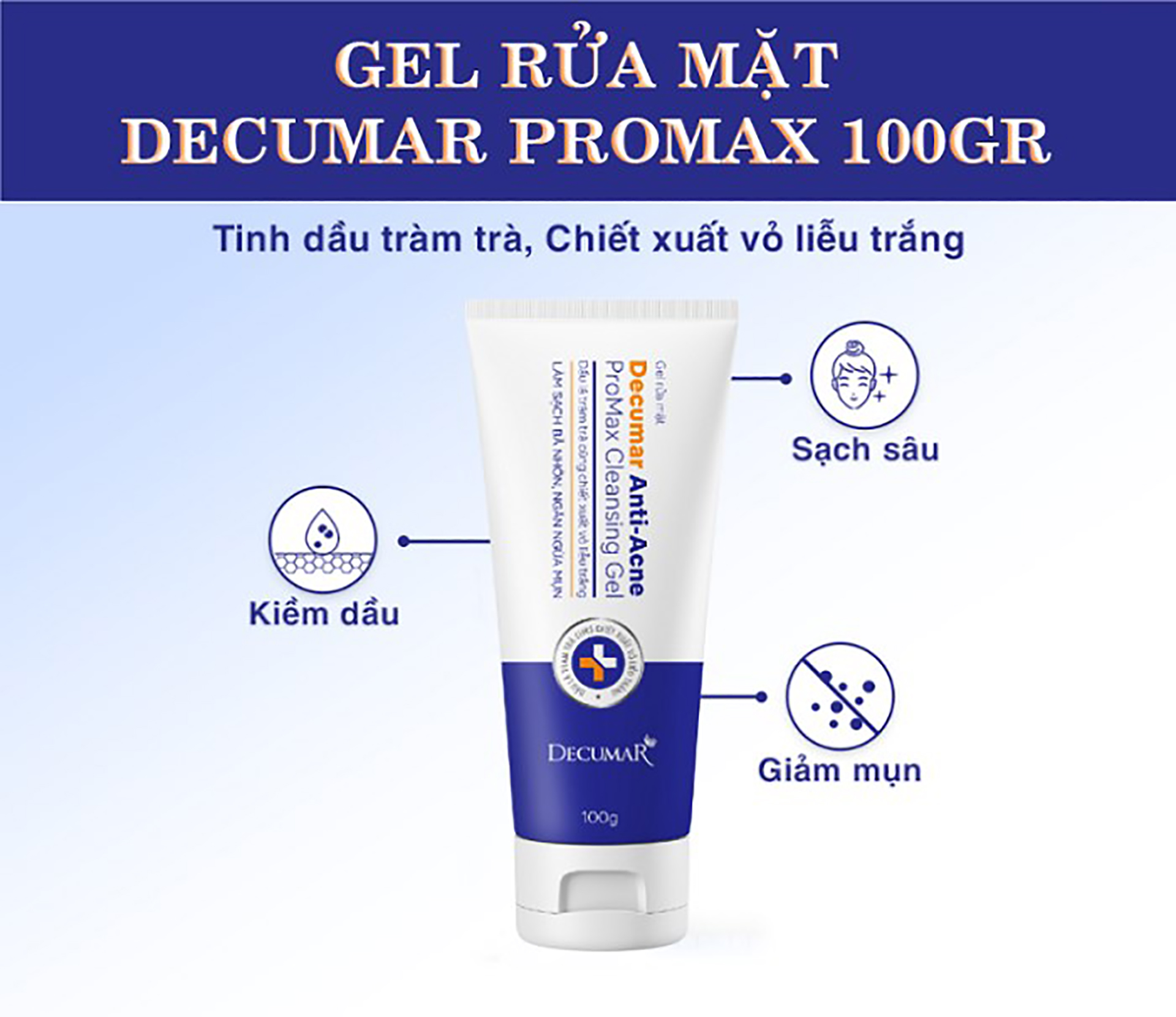 Hướng dẫn sử dụng kem chống nắng Decumar ProMax Anti-Acne Sunblock ...