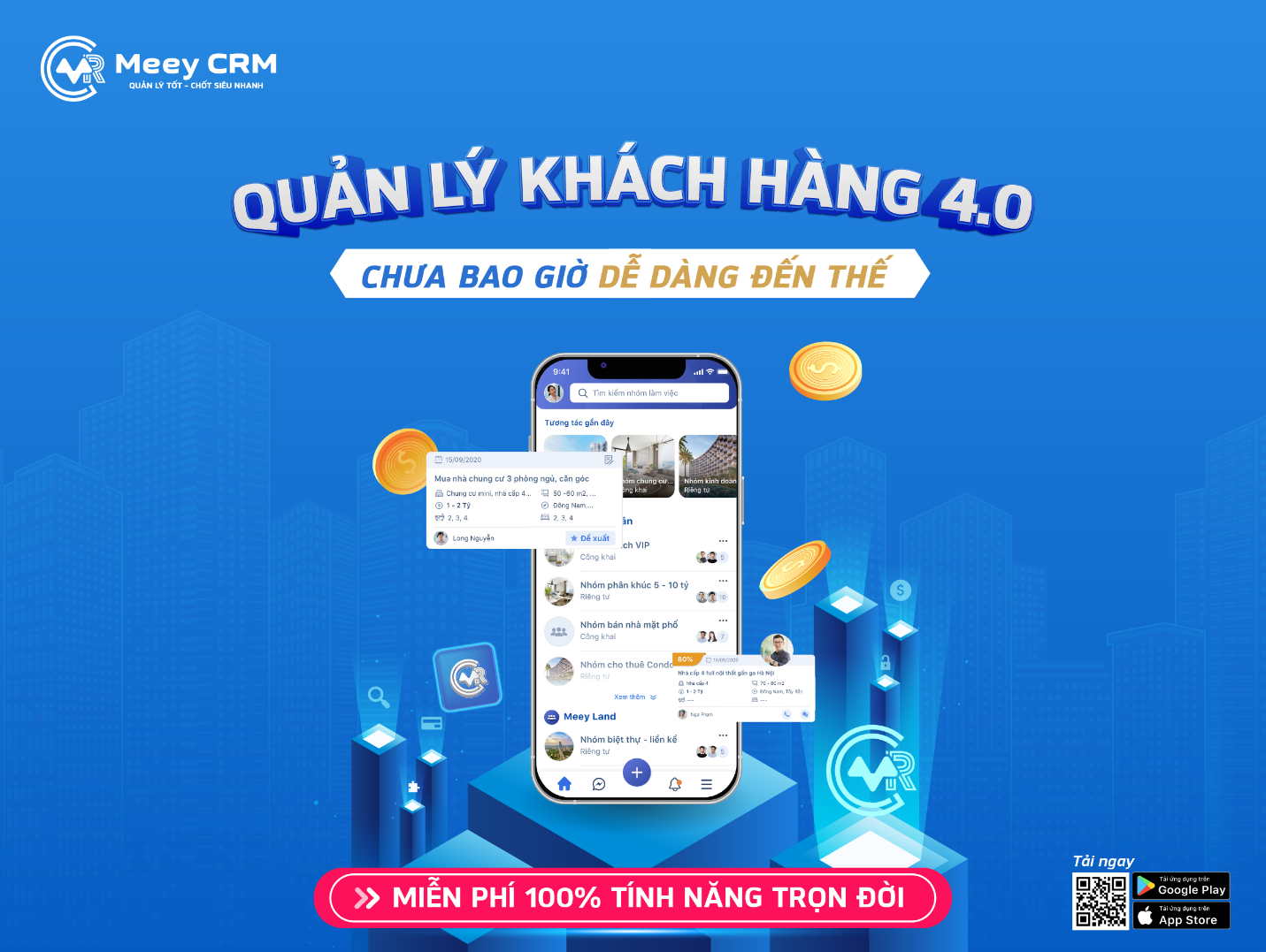 Vì sao Meey CRM nhiều tính năng vượt trội nhưng chi phí trải nghiệm chỉ ...