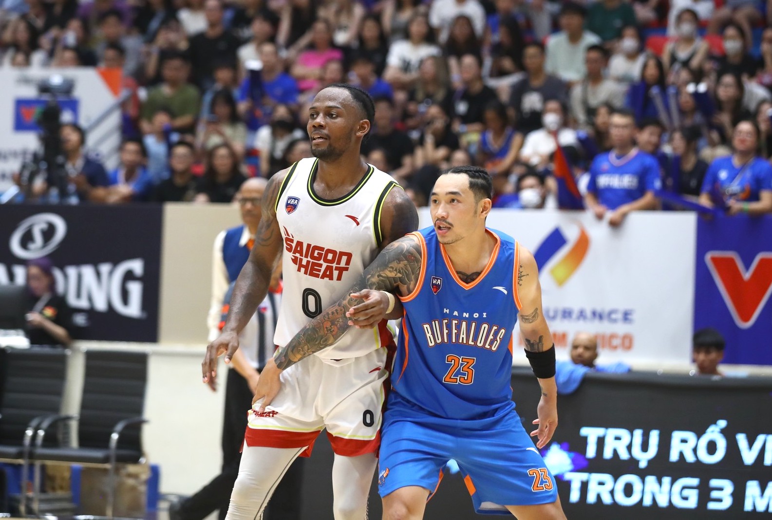 Việt kiều cao 2,03 m và ngoại binh của Saigon Heat bùng nổ ở VBA 2023