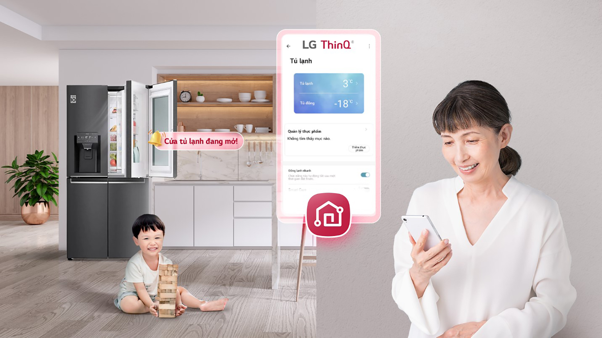 LG ThinQ luôn biết đâu là điều tốt hơn dành cho gia đình bạn