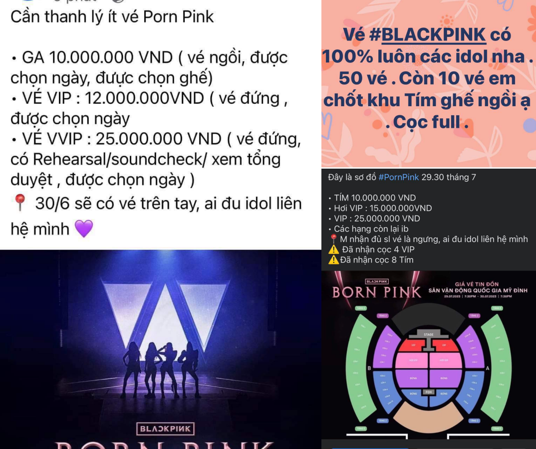 Vé xem BlackPink tại Việt Nam đã được rao bán, cao nhất 25 triệu đồng