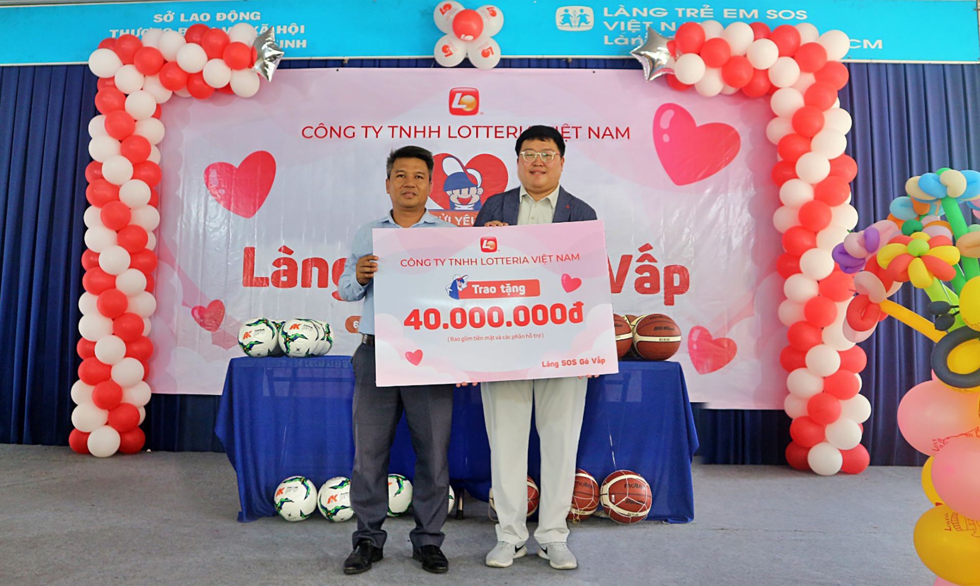 Lotteria mang niềm vui Quốc tế thiếu nhi đến Làng trẻ em SOS Gò Vấp