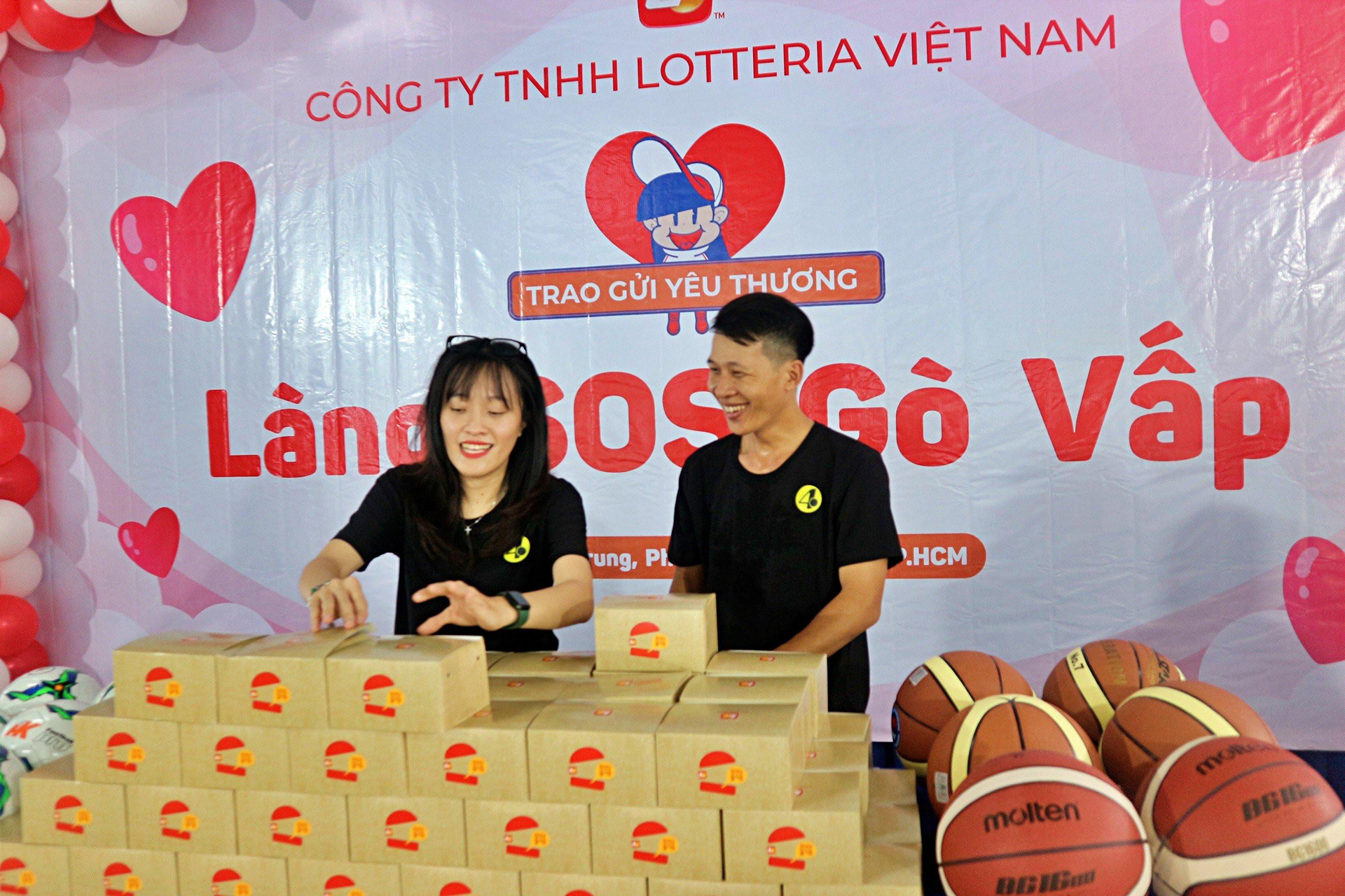 Lotteria mang niềm vui Quốc tế thiếu nhi đến Làng trẻ em SOS Gò Vấp