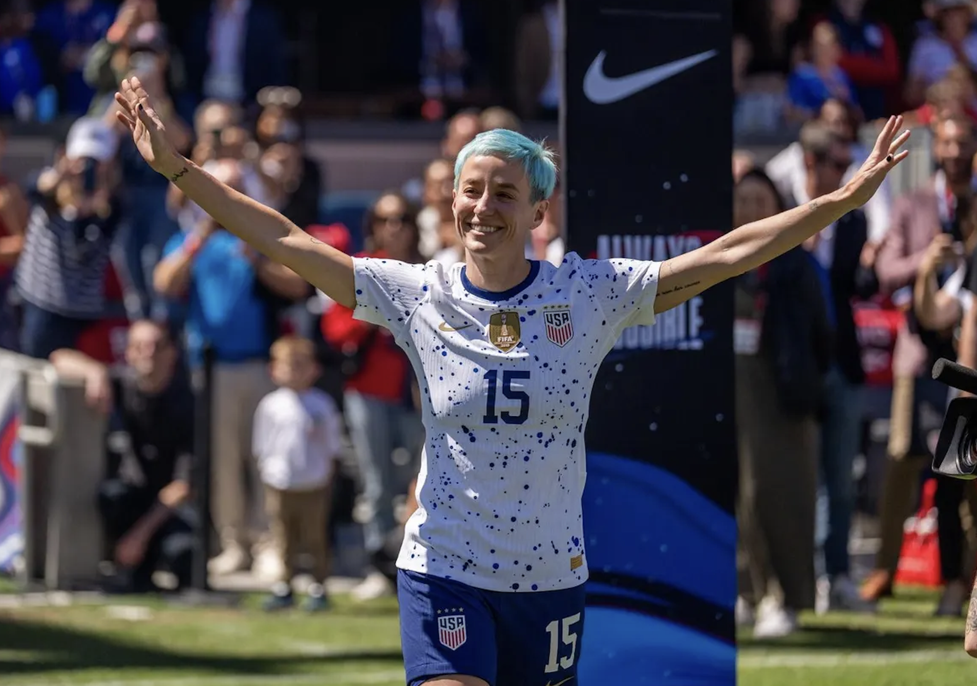 Megan Rapinoe chỉ nghĩ về trận ra quân với đội tuyển nữ Việt Nam