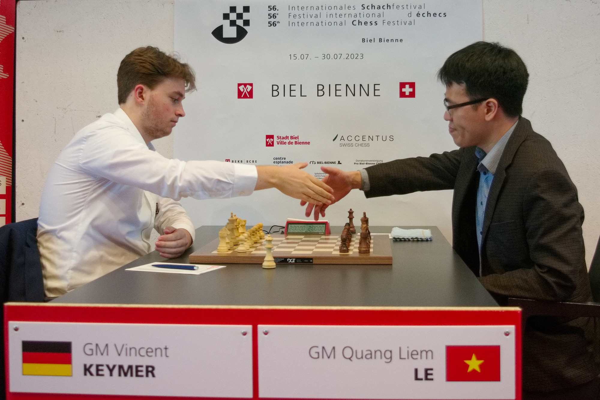 Lê Quang Liêm lùi một bước ở Festival cờ vua Biel