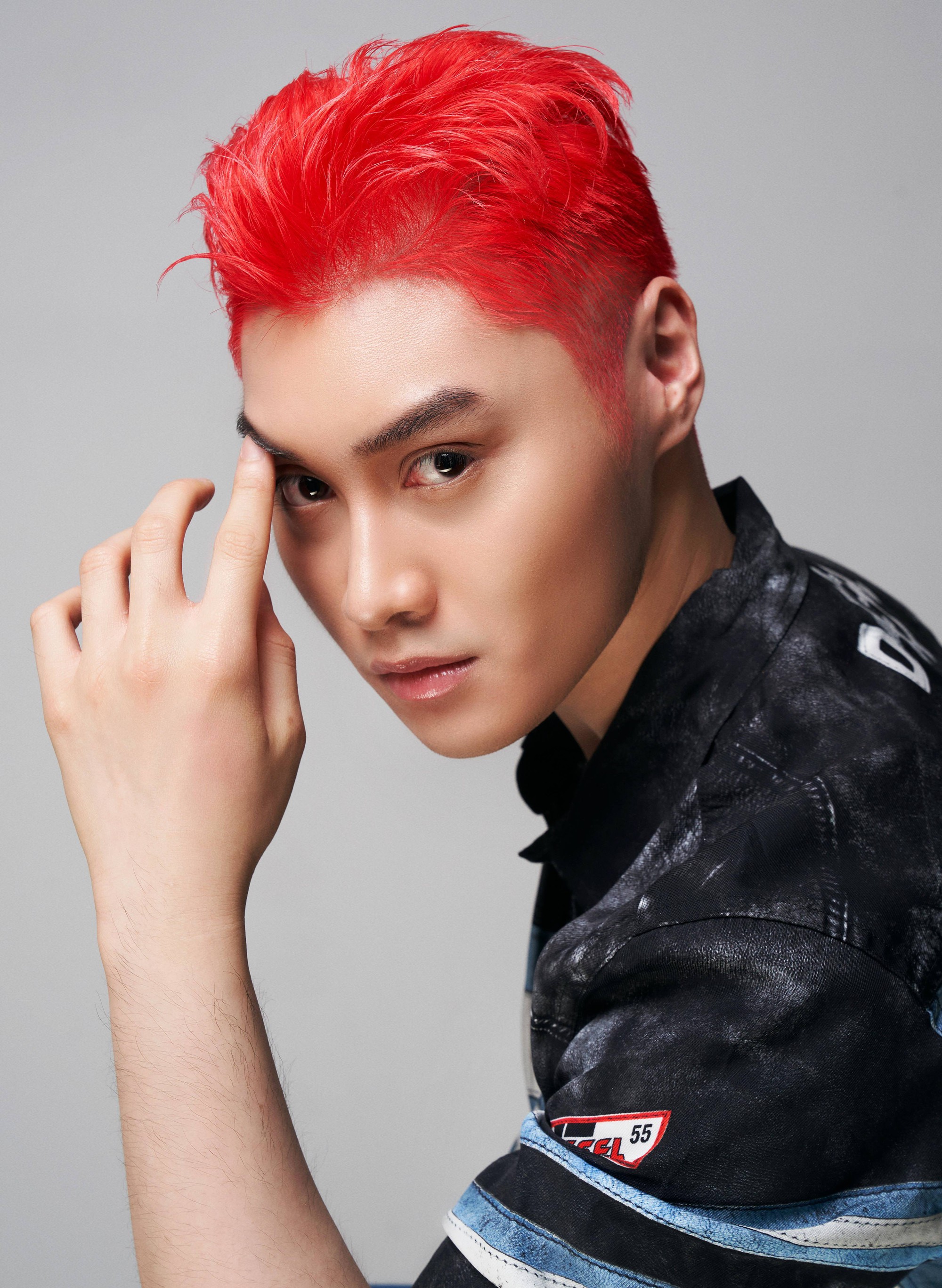 Nhuộm tóc phong cách nàng tiên cá chất như rapper Như Mỹ, TikToker Dantee