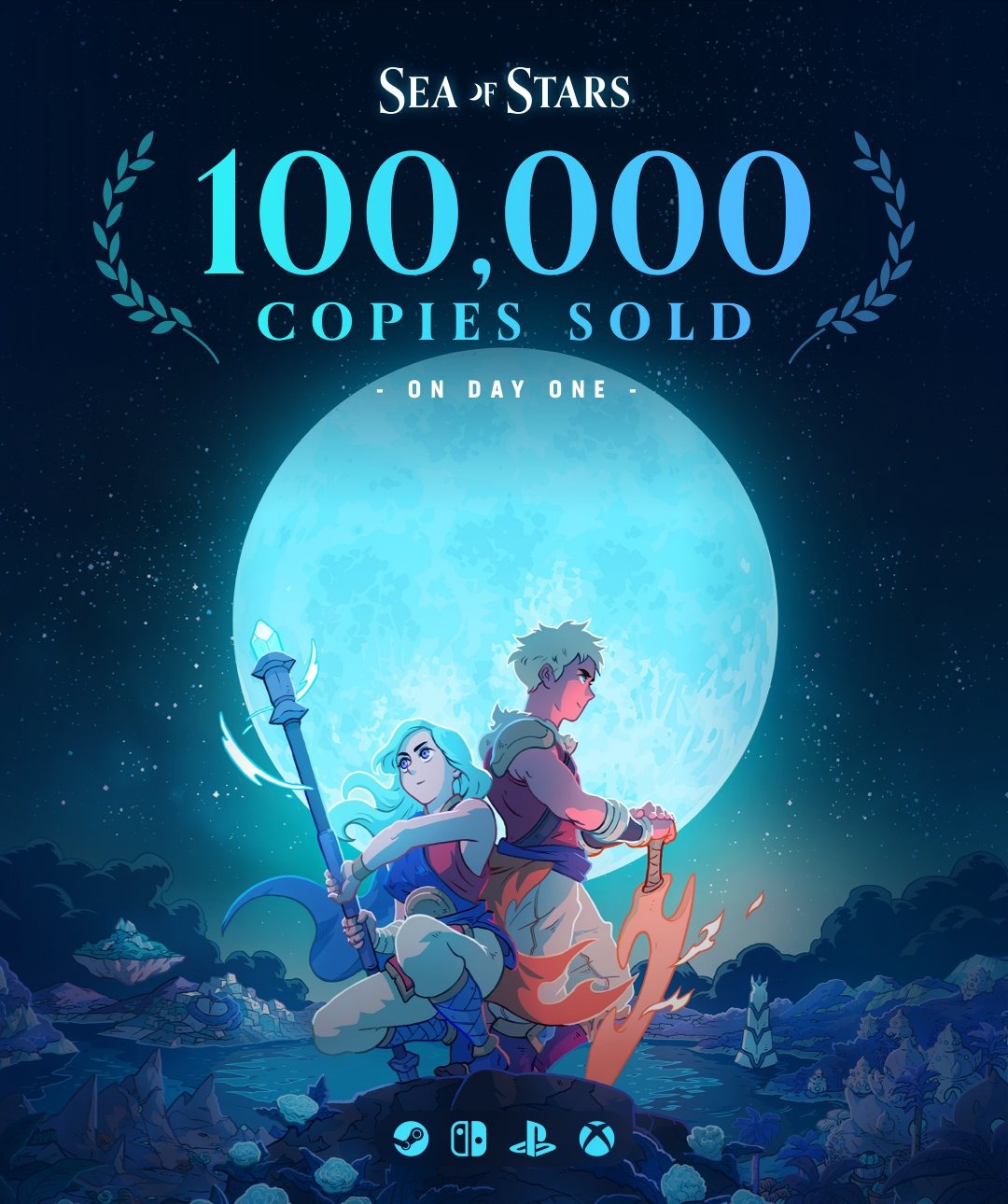 'Sea of Stars' đã ra mắt, bán được hơn 100.000 bản trong ngày đầu tiên