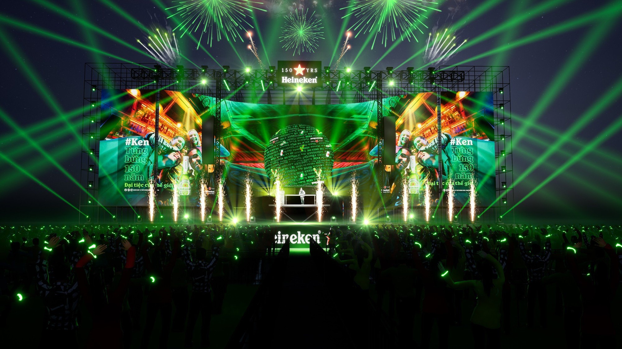 Heineken tưng bừng kỷ niệm 150 năm với sự kiện kết hợp thể thao và âm nhạc
