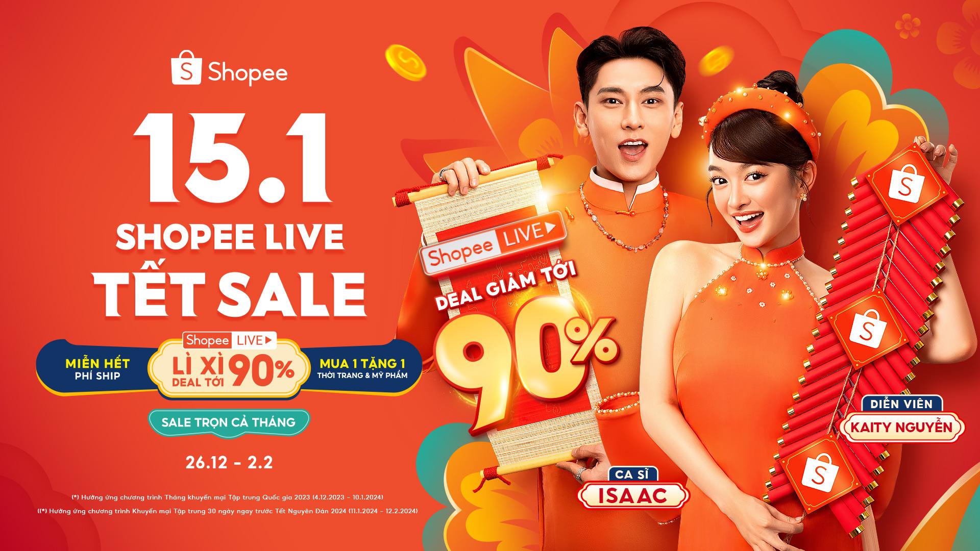 Shopee livestream lan tỏa nông sản Việt, kích cầu mua sắm Tết