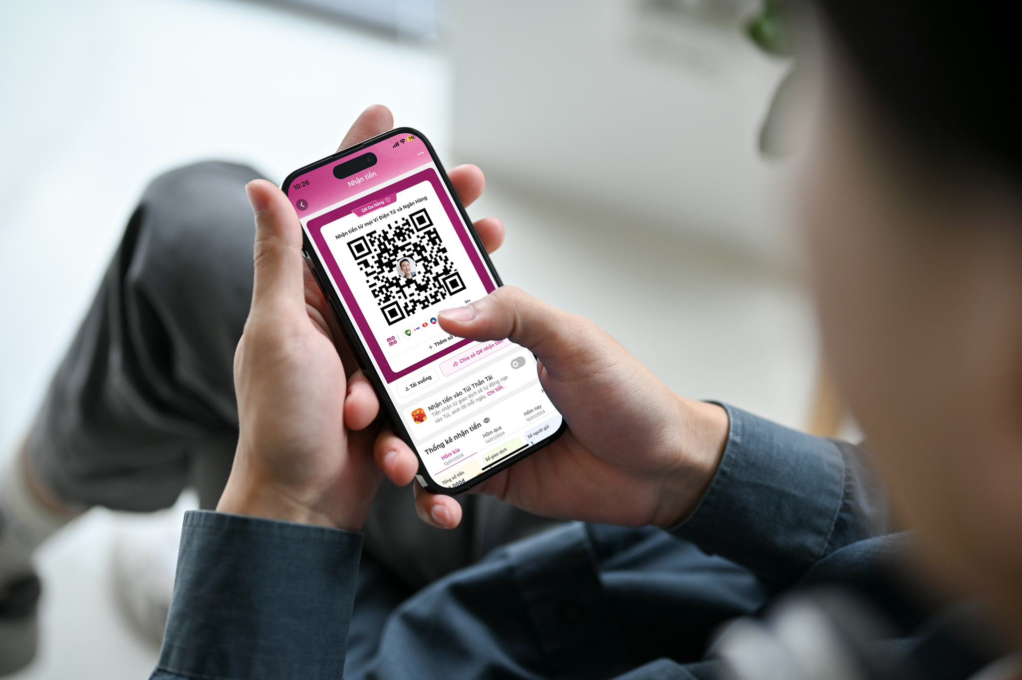 MoMo cải tiến mã QR giúp tối ưu xu hướng không dùng tiền mặt