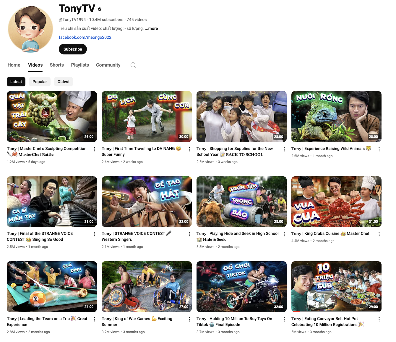 TonyTV và hành trình 8 năm chạm nút kim cương YouTube
