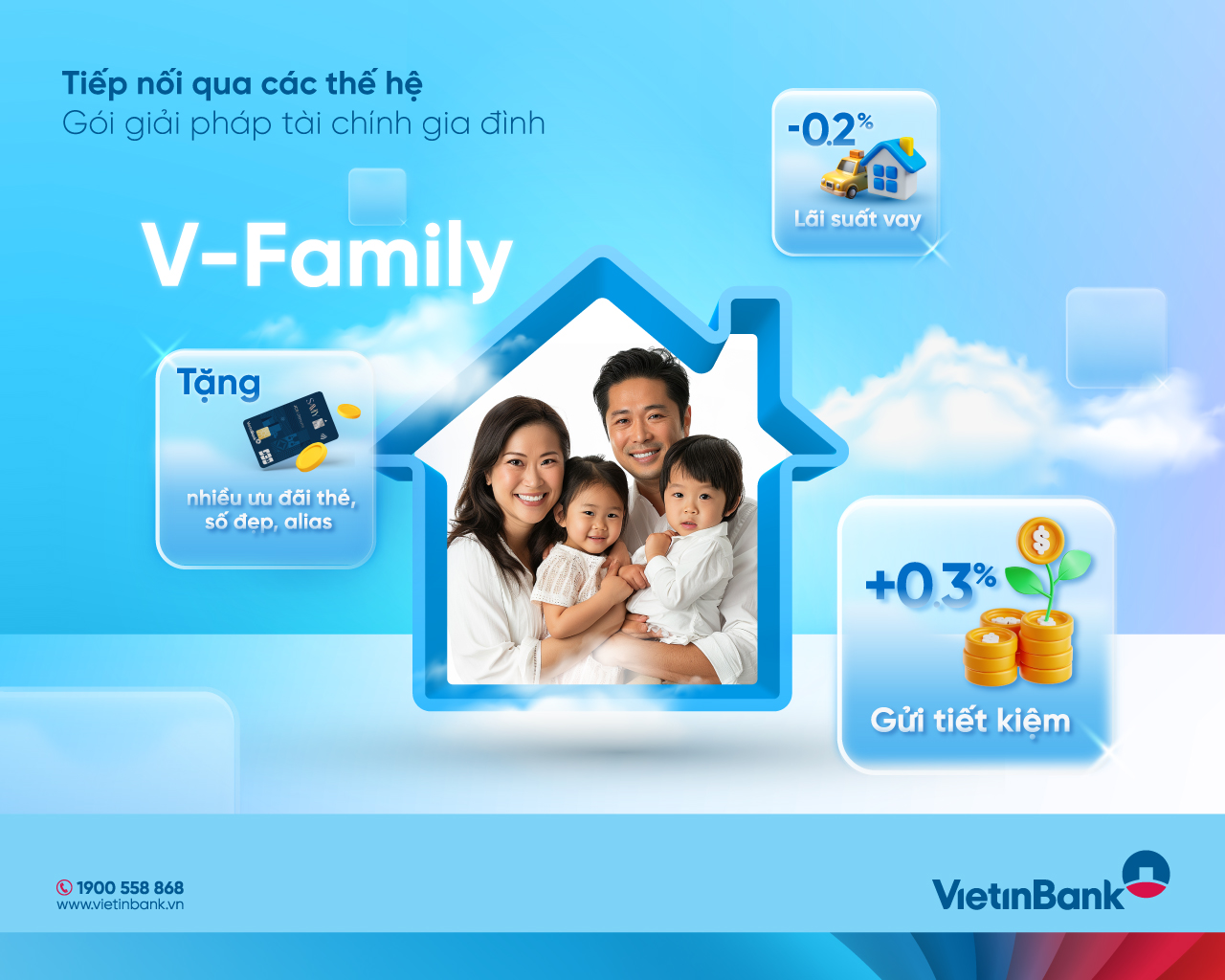 V-Family - Gói giải pháp tài chính dành cho triệu gia đình Việt