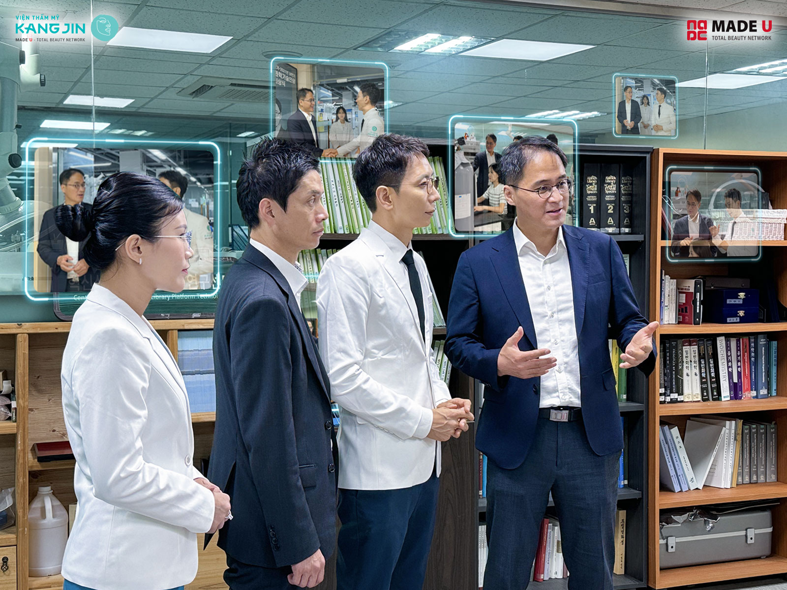 Viện thẩm mỹ KangJin trao đổi chuyên môn với giáo sư trường ĐH hàng đầu Hàn Quốc