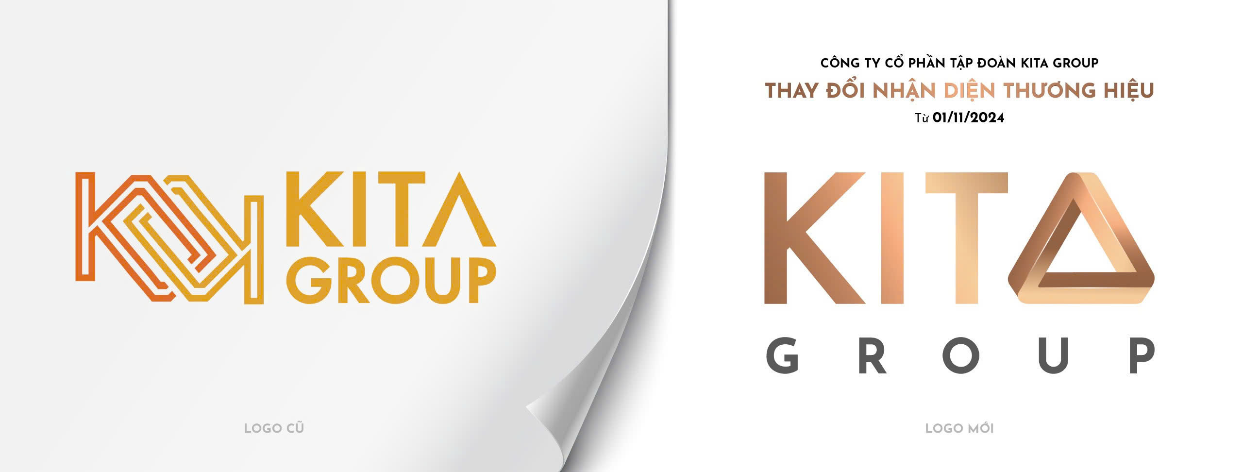 KITA Group công bố nhận diện thương hiệu mới