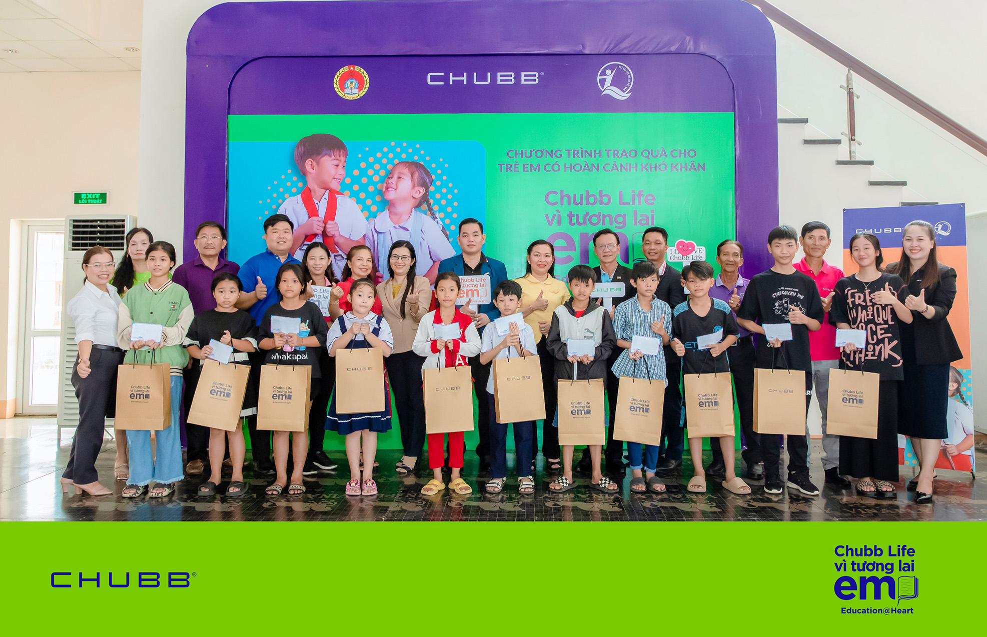 Chubb Life Việt Nam đóng góp tích cực vì thế hệ tương lai của đất nước