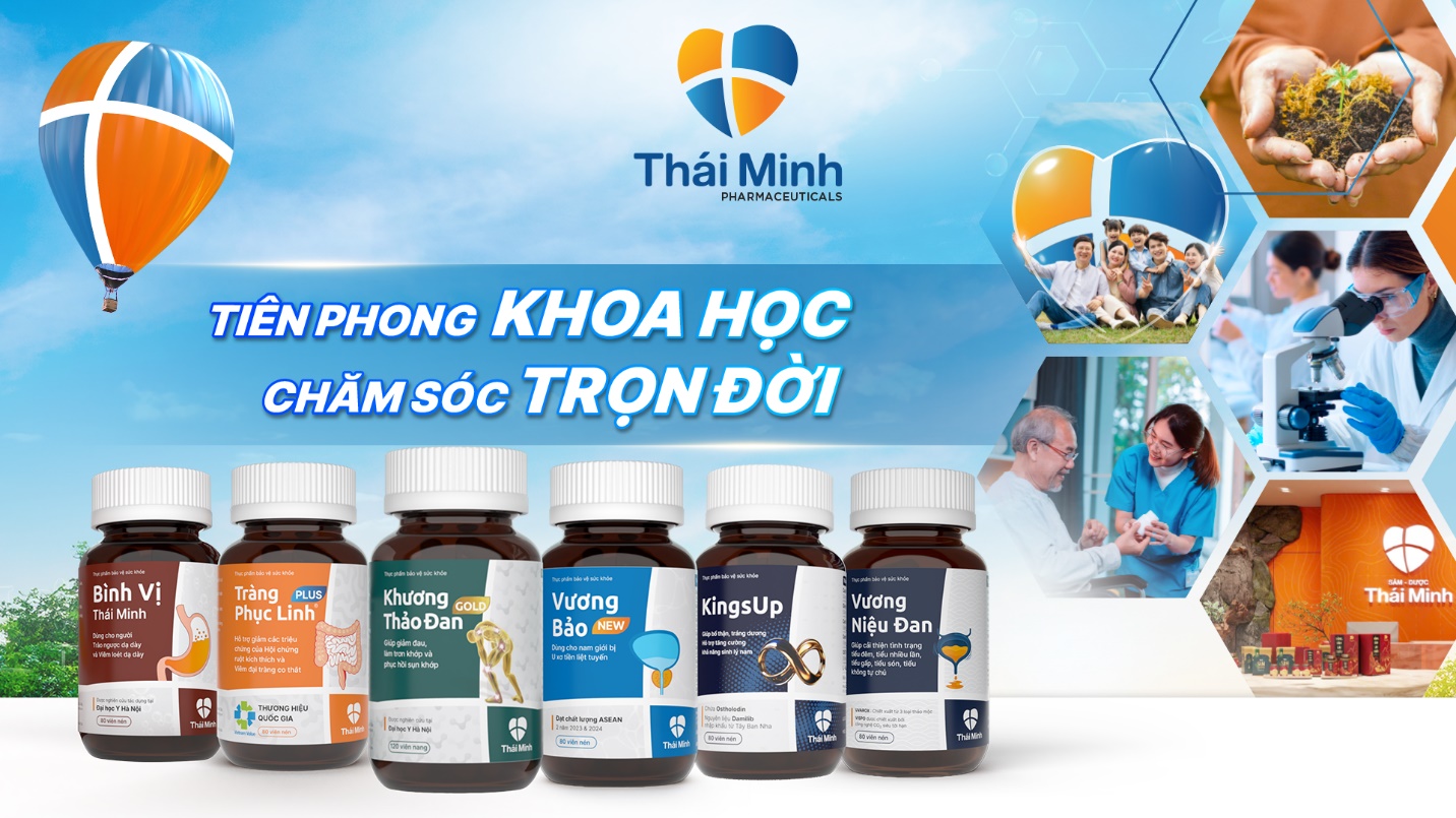 Dược phẩm Thái Minh chính thức thay đổi bộ nhận diện, bao bì sản phẩm chủ lực