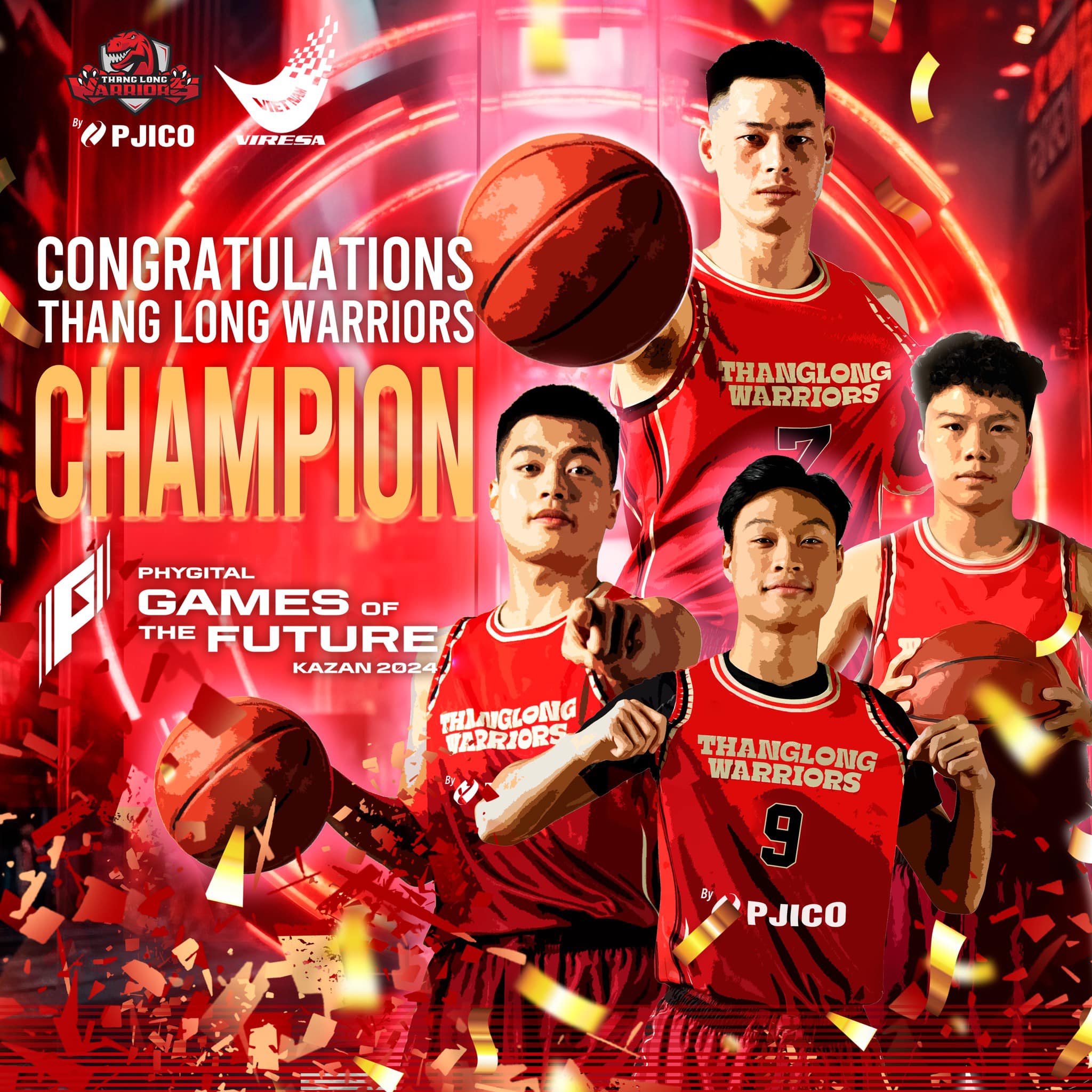 CLB Thang Long Warriors bất ngờ vô địch giải bóng rổ thể thức mới lạ ...