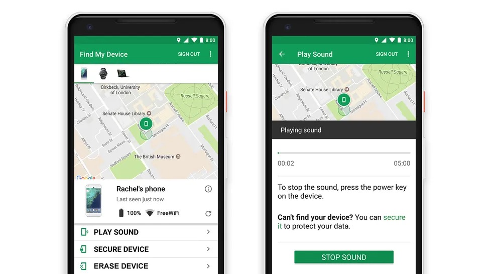 Android 15 có thể tìm điện thoại bị mất dù đã tắt nguồn
