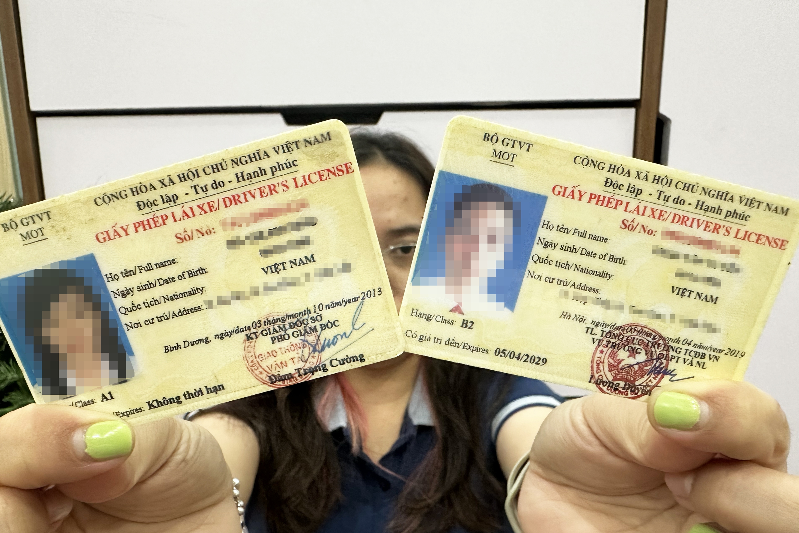 Có cần phải đổi GPLX hạng B1 sau ngày 1.1.2025 không?