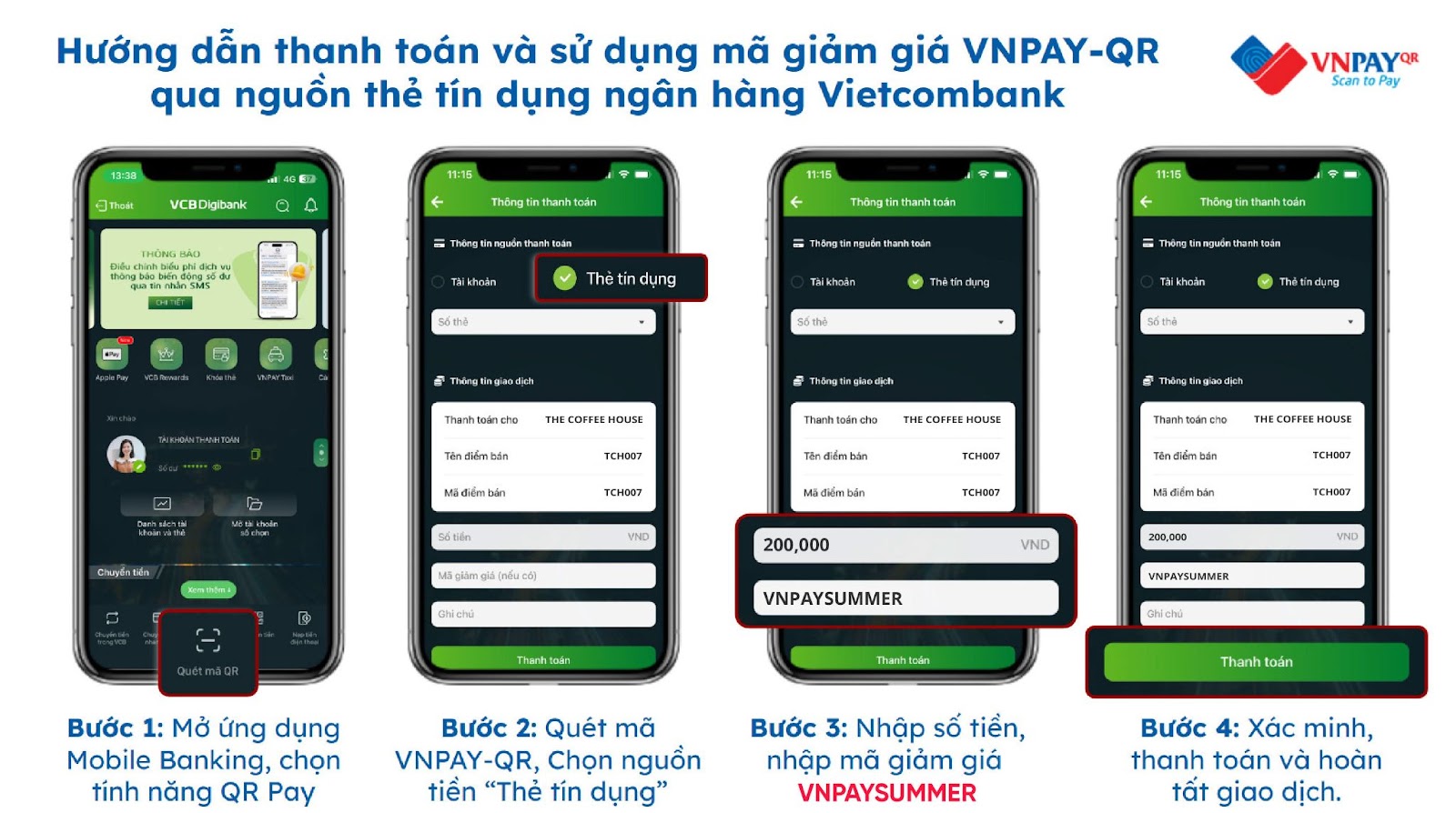 Gấp đôi ưu đãi mua sắm khi thanh toán VNPAY-QR bằng thẻ tín dụng ...