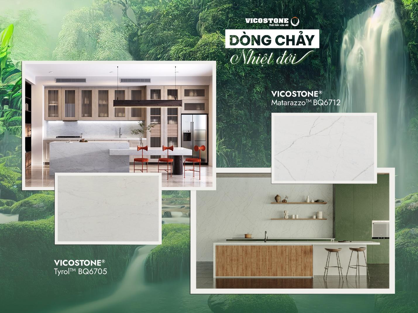 Đá VICOSTONE® ra mắt bộ sưu tập mới ‘Dòng chảy nhiệt đới’