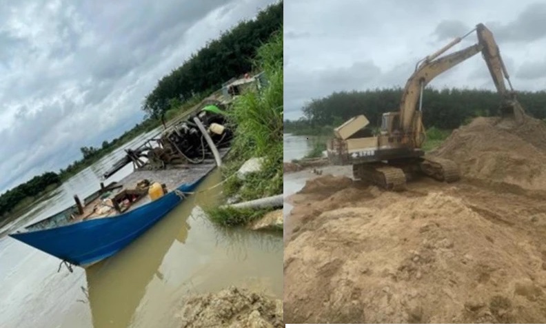 Đồng Nai: Bắt chủ tịch và phó chủ tịch xã liên quan khai thác cát lậu