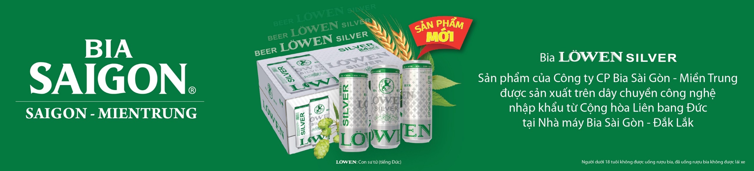 Bia LÖWEN SILVER - Sản phẩm đặc trưng của Đắk Lắk