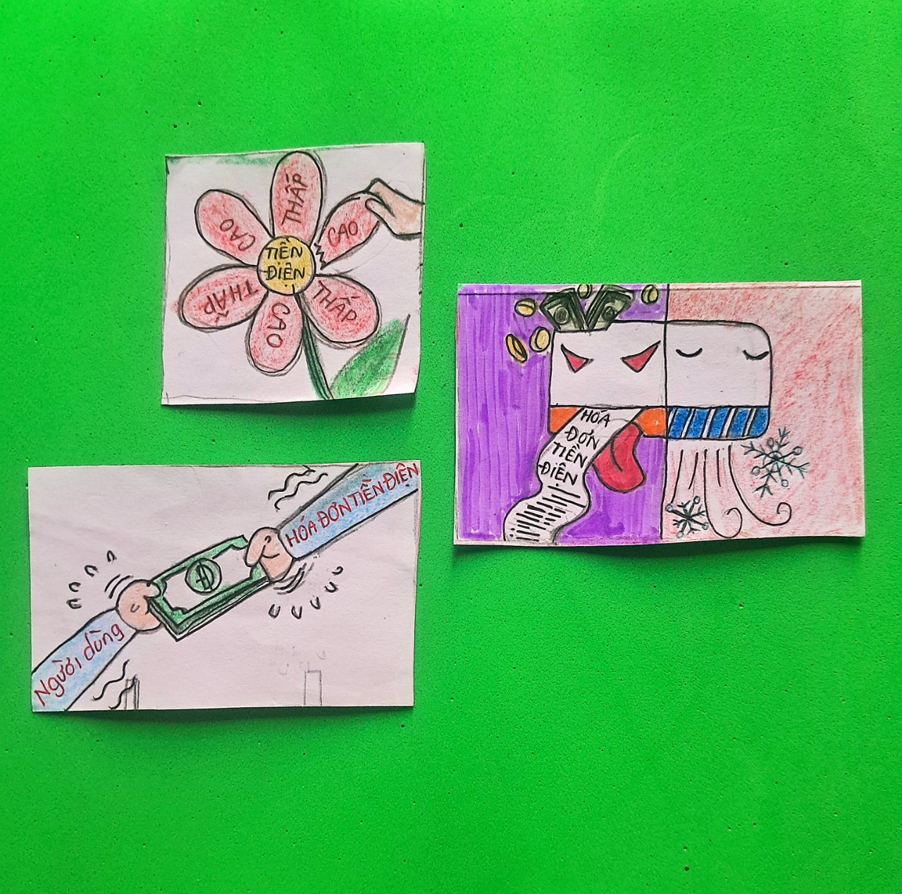 Những chiếc sticker tiết kiệm điện xinh xắn