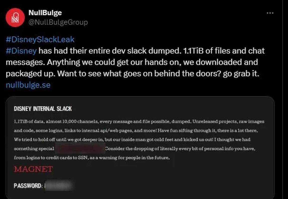 Rò rỉ 1 TB dữ liệu, Disney thay Slack bằng Microsoft Teams