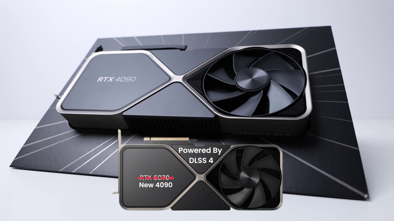 RTX 5070 graphics card boosted by AI