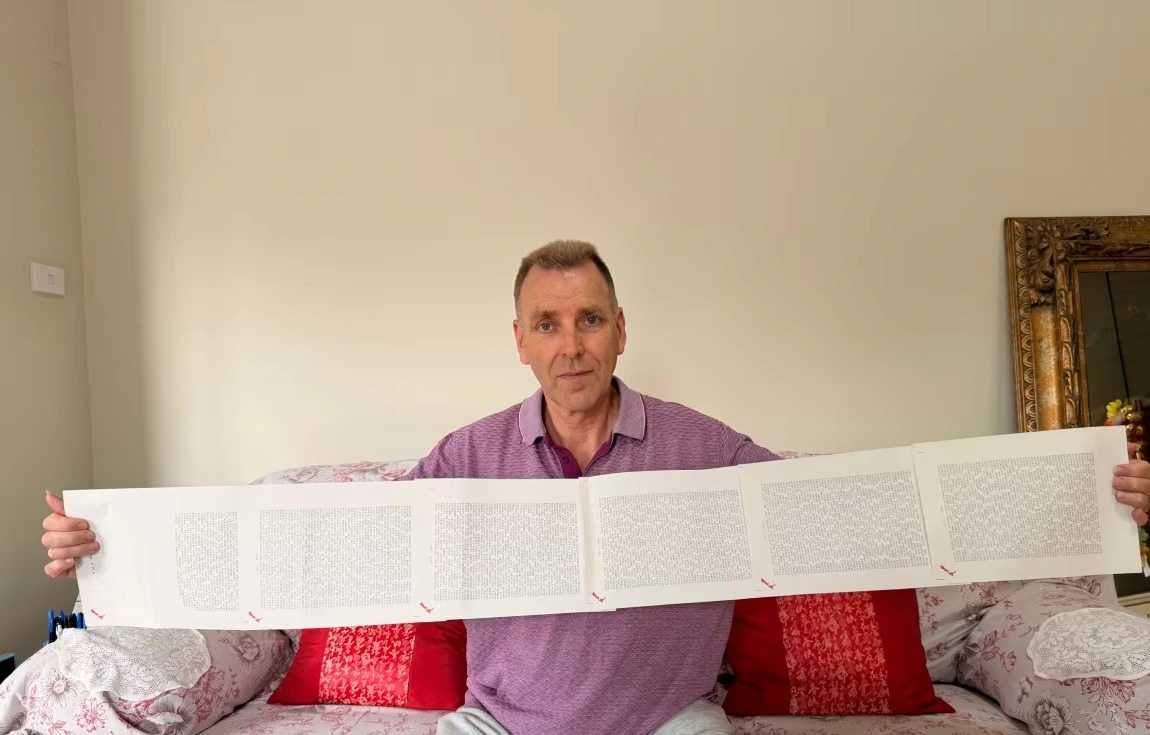 La personne qui porte le nom le plus long du monde ; il faut 20 minutes ...